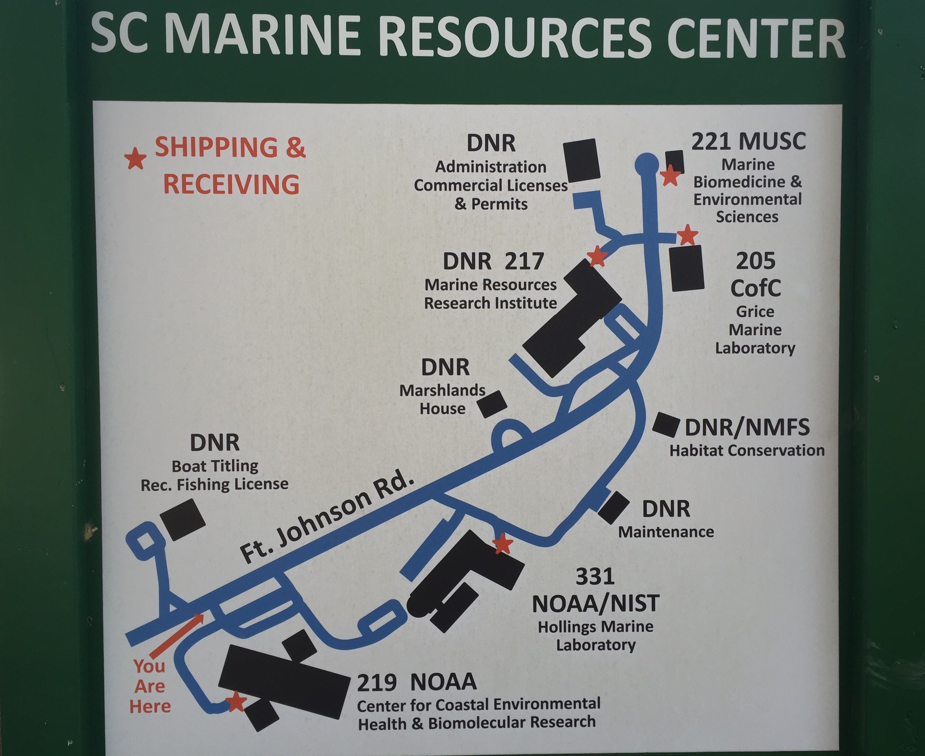 Driving Directions/Map – Marine Resources Library
